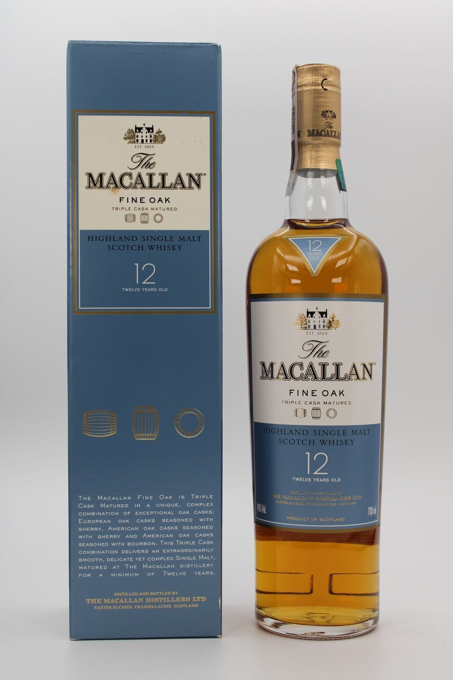 Macallan - 12 Years Old - Fine Oak Auction | Highland Whisky Auctions Macallan - 12 Years Old - Fine Oak Auction | Highland Whisky Auctions