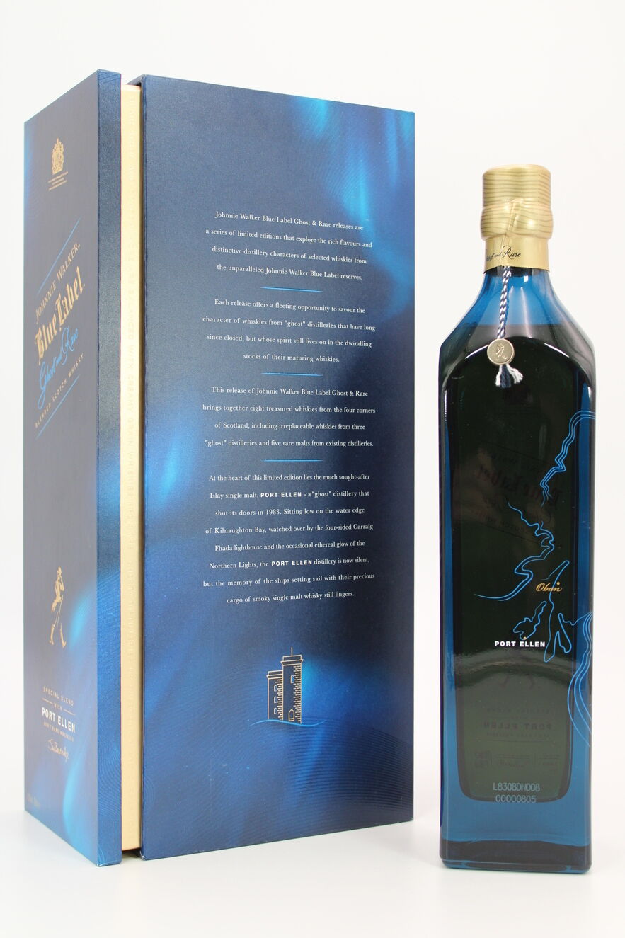 Johnnie Walker - Blue Label - Port Ellen - Ghost and Rare Auction ...