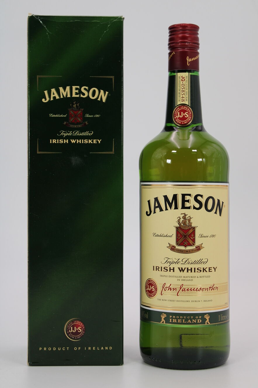 Jameson - Triple Distilled - Irish Whisky (1 Litre) Auction | Highland ...