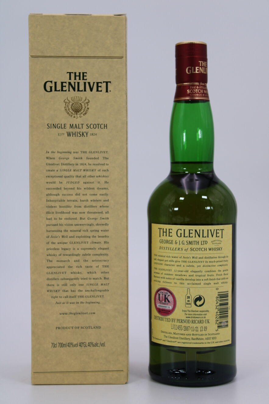 Glenlivet - 12 Years Old Auction | Highland Whisky Auctions