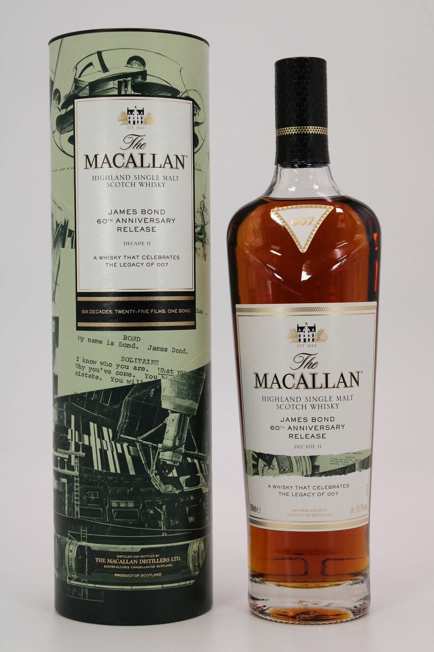 Macallan - James Bond 60th Anniversary Release - Decade II Auction ...
