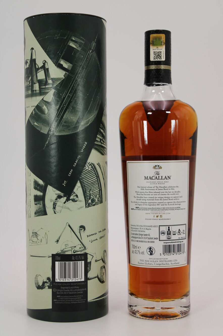 Macallan - James Bond 60th Anniversary Release - Decade II Auction ...