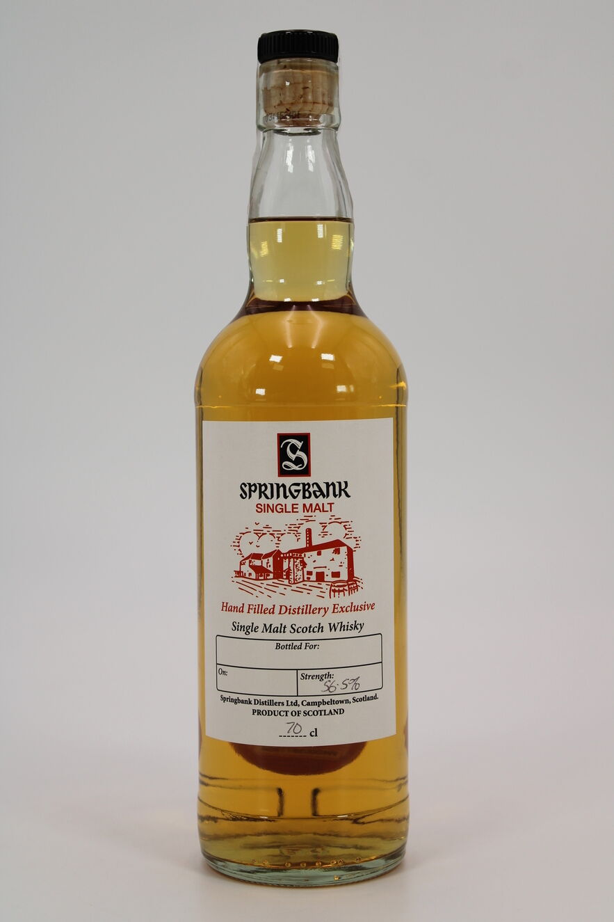 Springbank - Hand Filled Distillery Exclusive Auction | Highland Whisky ...