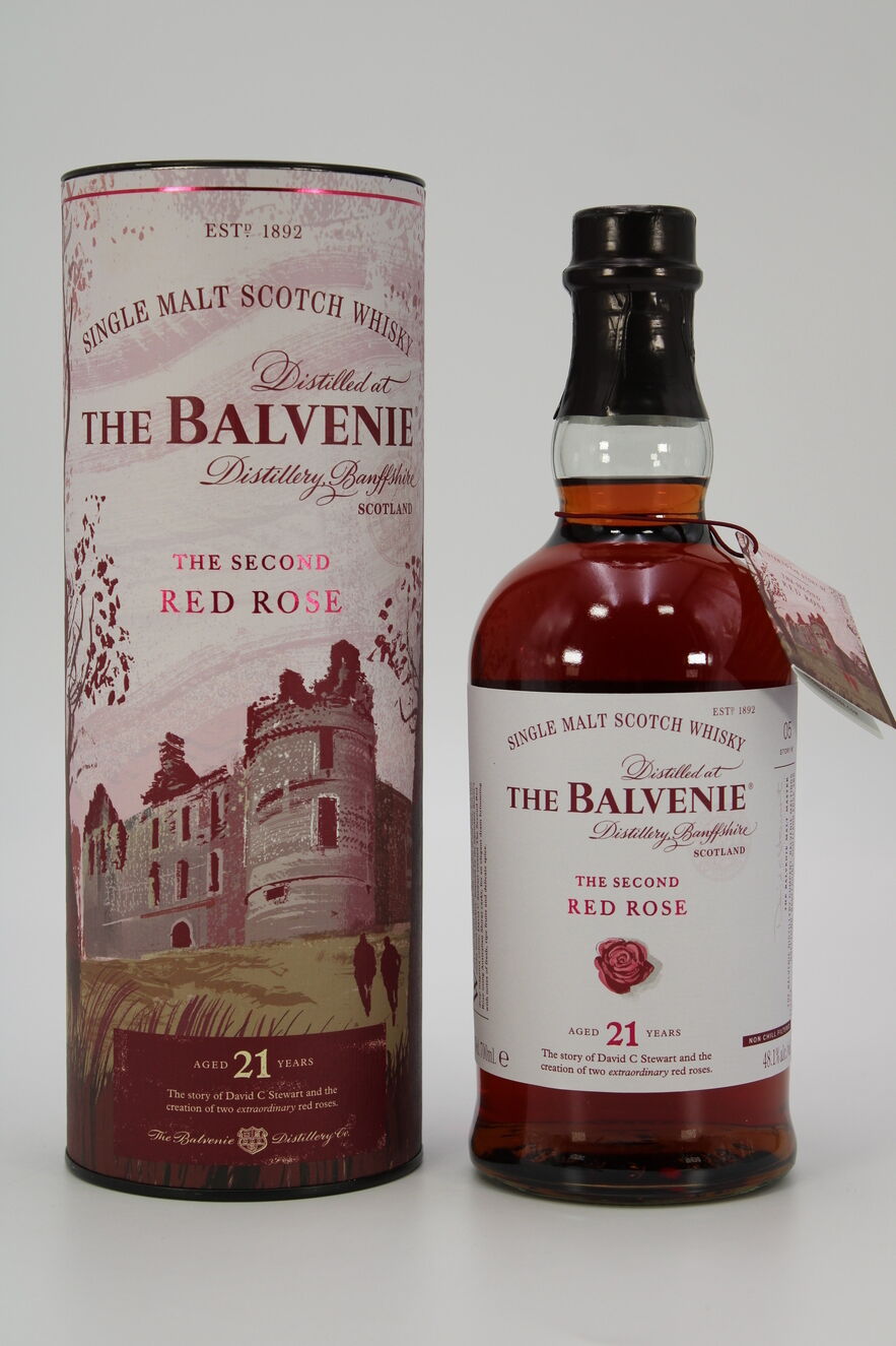Balvenie - 21 Years Old - The Second Red Rose Auction | Highland Whisky ...