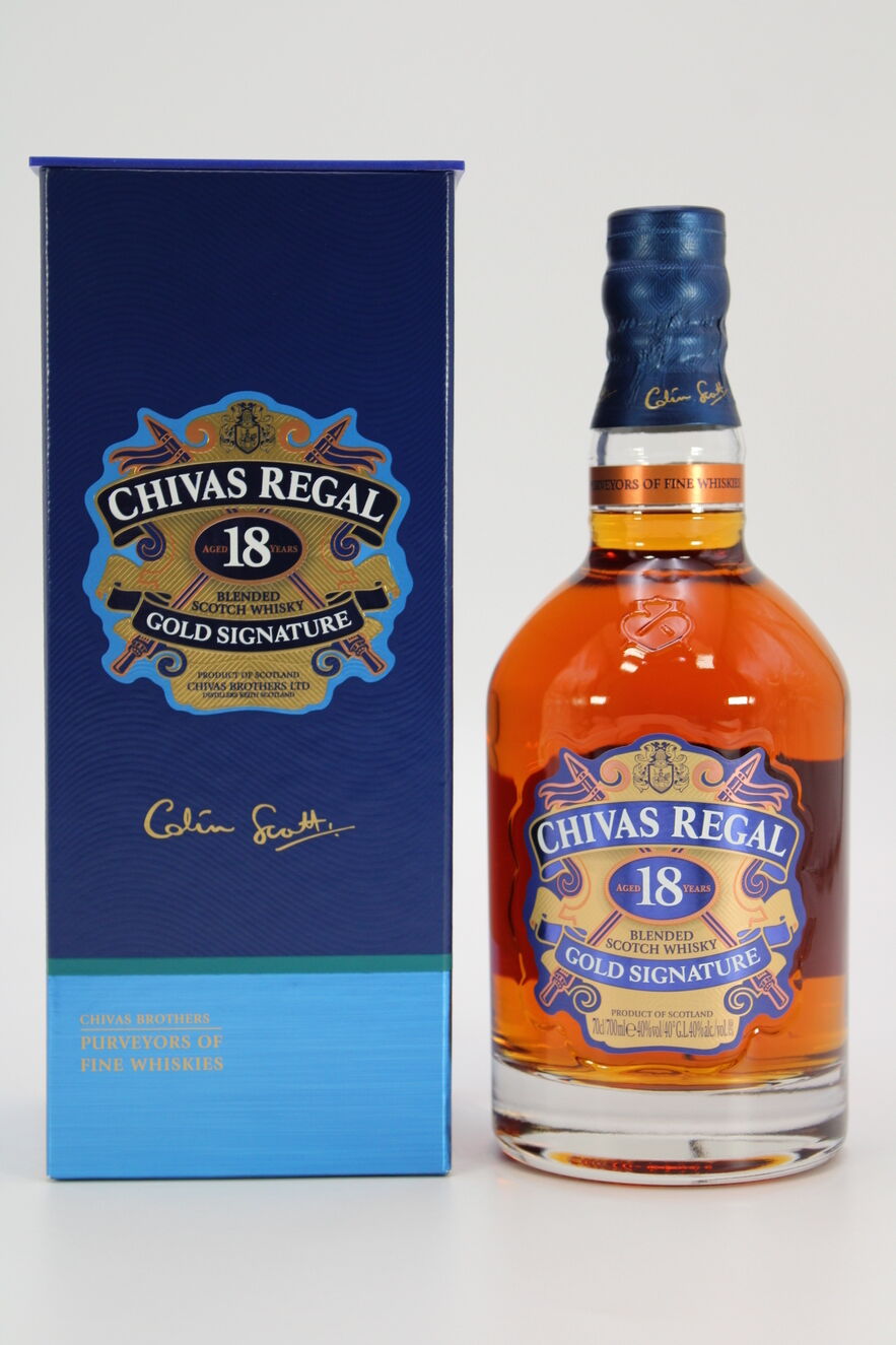 Chivas Regal - 18 Years Old - Gold Signature Auction | Highland Whisky Auctions