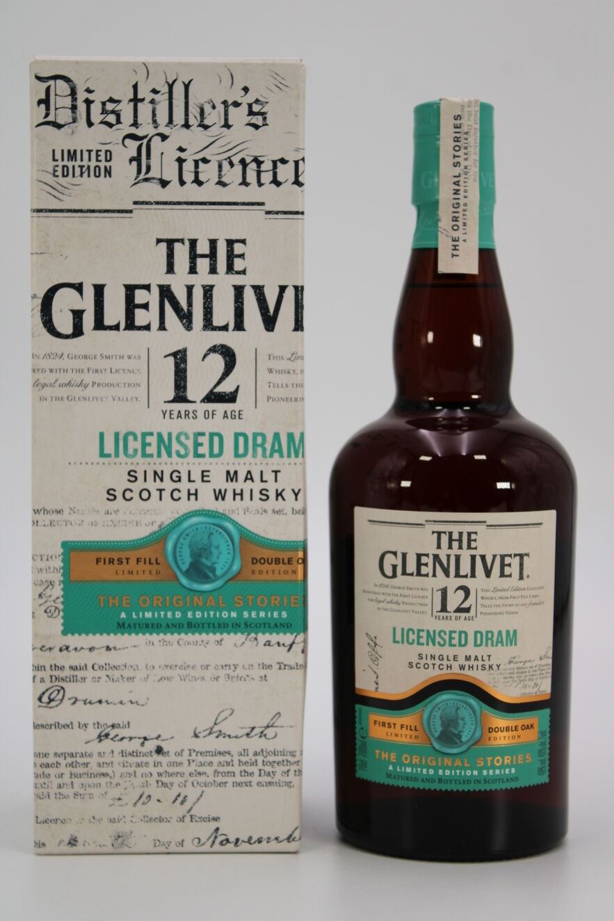 Glenlivet - 12 Years Old - Licensed Dram - Limited Edtion Series Auction | Highland Whisky Auctions