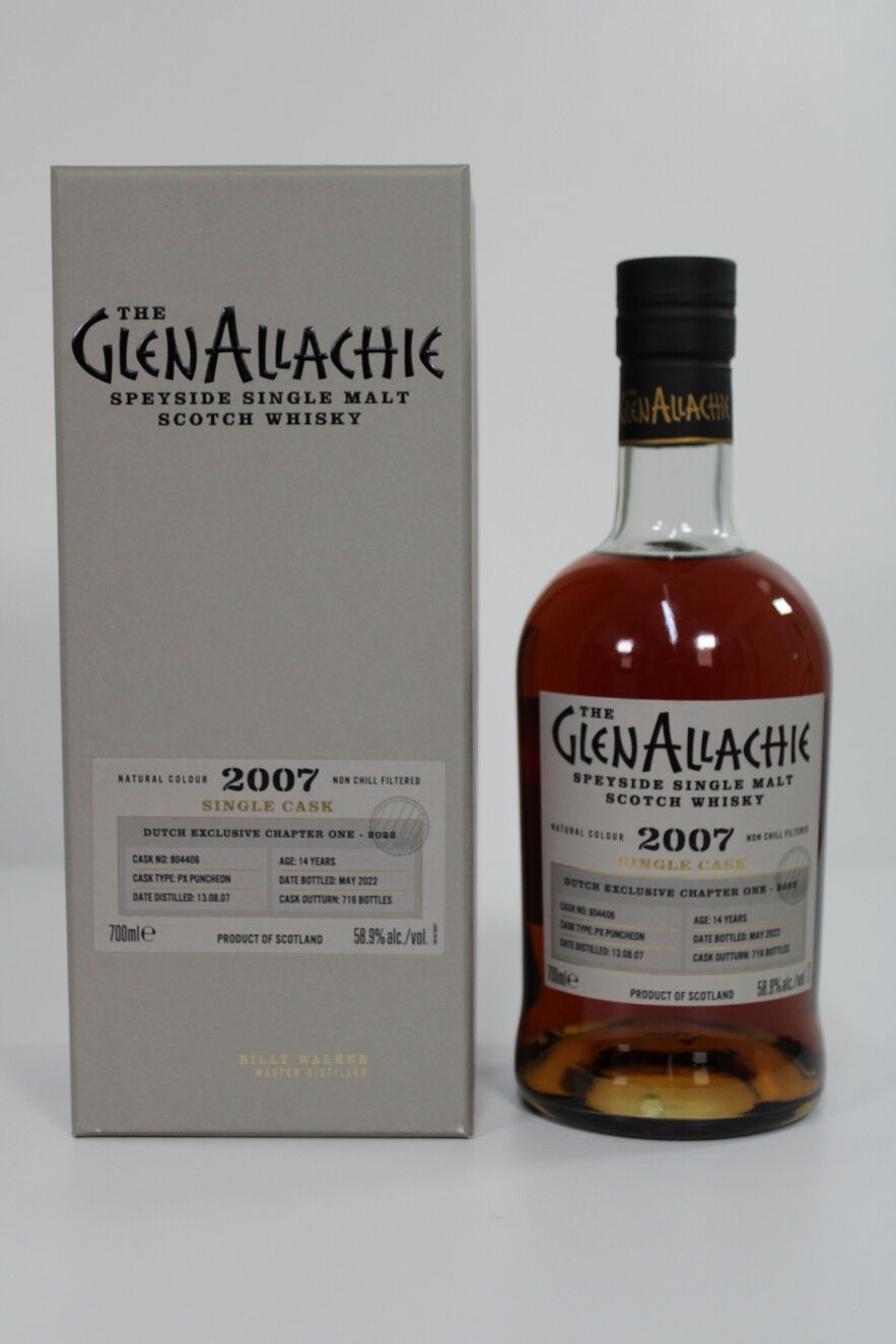 Glenallachie - 2007 Single PX Cask - 14 Years Old #804406 - The Netherlands Chapter One Auction ...
