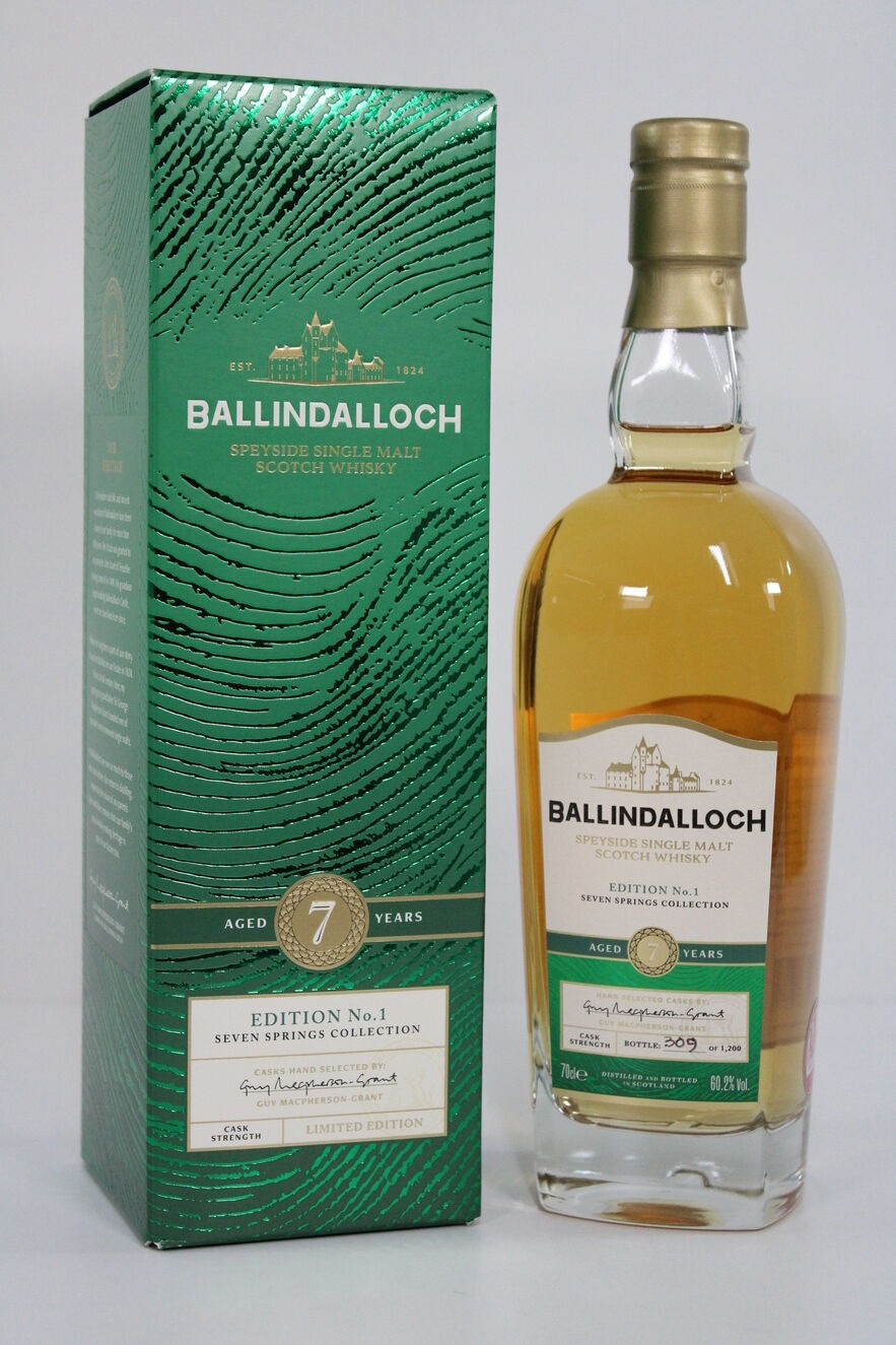 Ballindalloch - 7 Years Old - Edition 1 - Seven Springs Collection ...