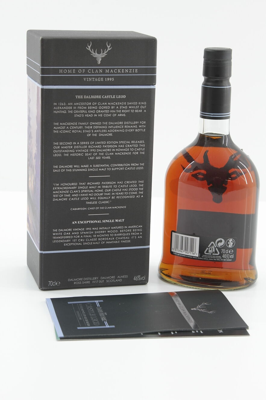 Dalmore - Vintage 1995 - Castle Leod Clan Mackenzie Auction | Highland ...