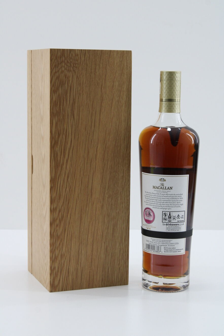 Macallan - 25 Years Old - Sherry Oak - 2022 Release Auction | Highland ...