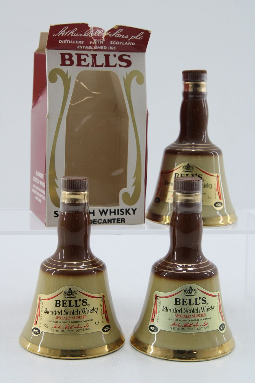 Bell's - Blended Whisky - Miniature Decanters x3 Auction | Highland ...