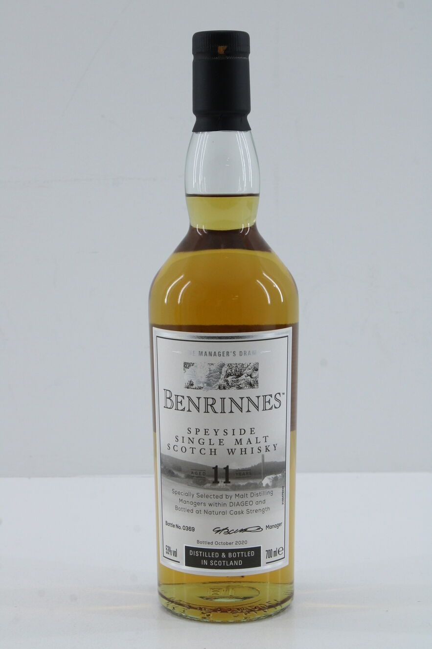 Benrinnes - 11 Years Old - Manager's Dram 2020 Auction | Highland ...