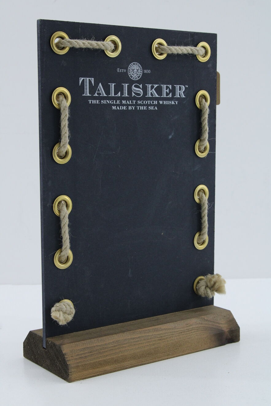Talisker - Branded Menu Stand Auction | Highland Whisky Auctions