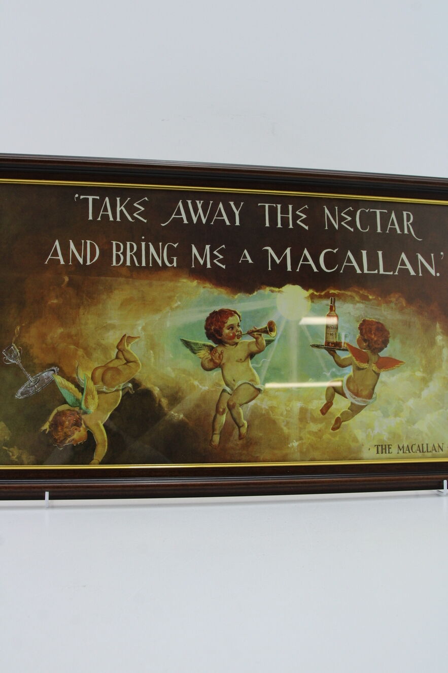 Macallan - 'Take away the nectar and bring me a Macallan' - Framed ...