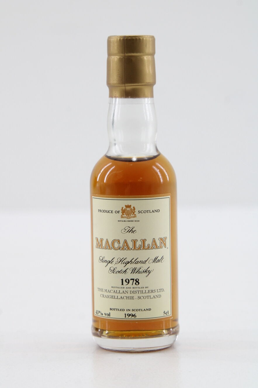Macallan - 18 Years Old- 1978-1996 - Miniature Auction | Highland ...