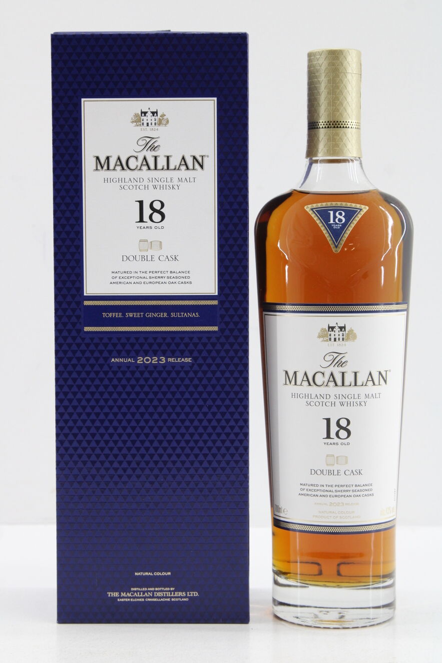 Macallan - 18 Years Old - Double Cask - 2023 Release Auction | Highland Whisky Auctions