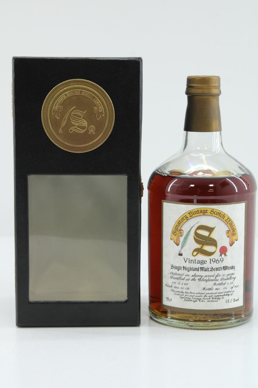 Glenfarclas - 20 Years Old - 1969 Signatory Vintage Auction | Highland ...