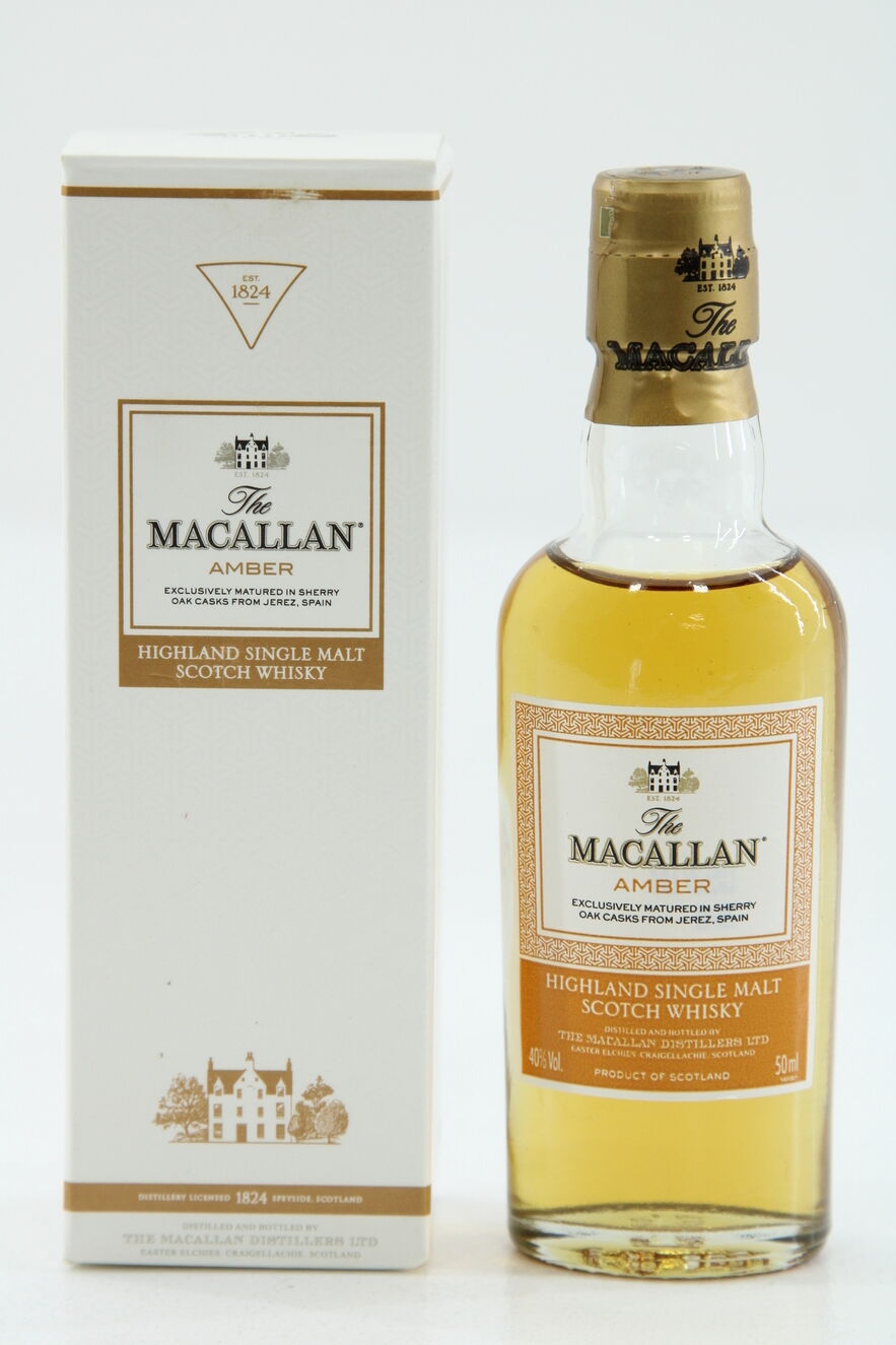 Macallan - Amber - Miniature Auction | Highland Whisky Auctions