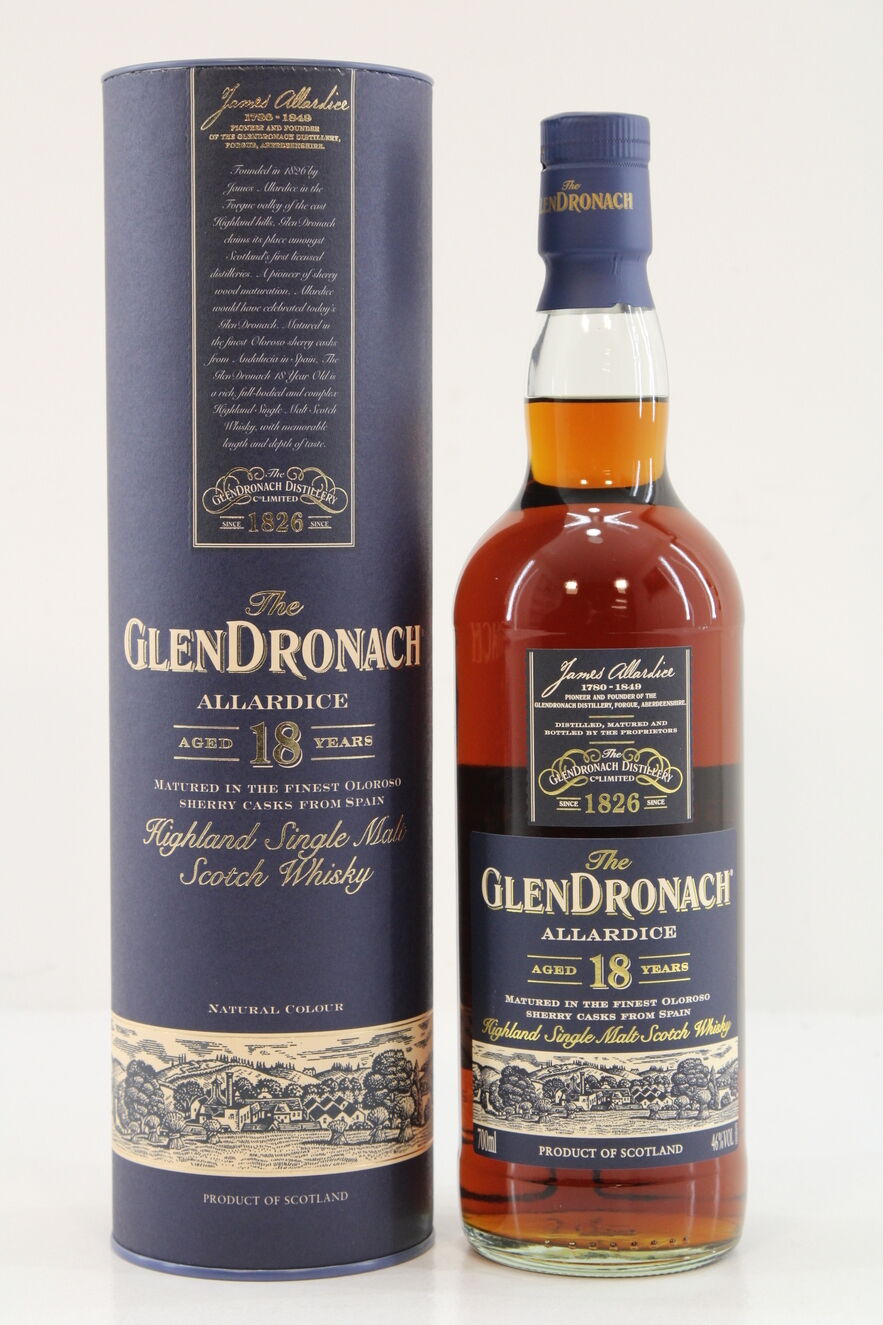 Glendronach - 18 Years Old - Allardice - 2023 Auction | Highland Whisky ...