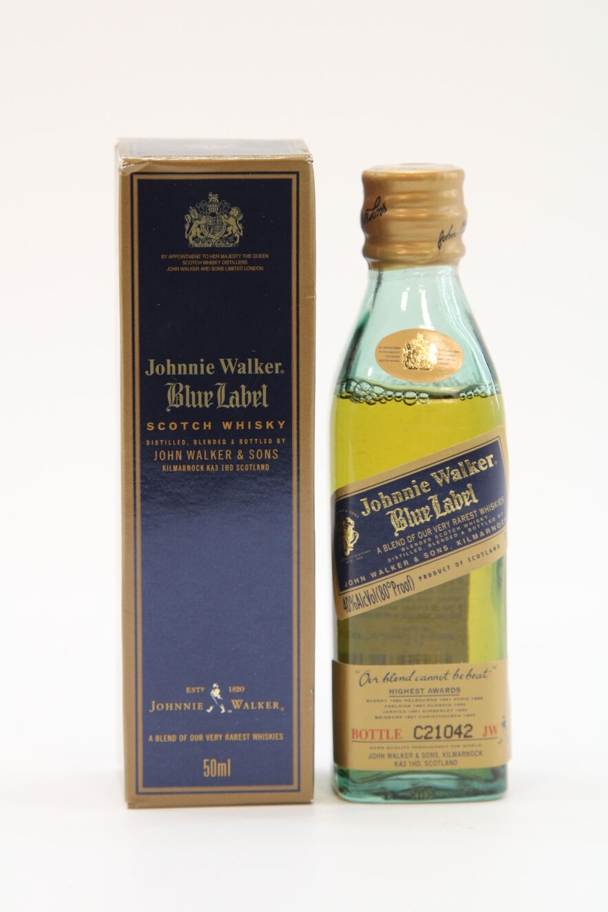 Johnnie Walker - Blue Label - Miniature Auction | Highland Whisky Auctions