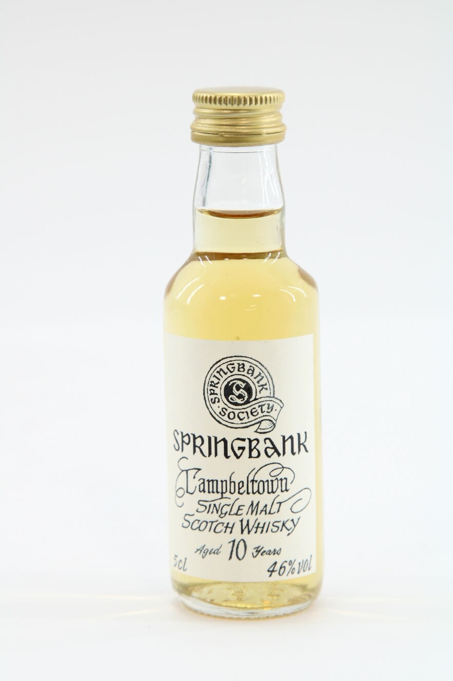 Springbank - 10 Years Old - Springbank Society - Miniature Auction ...