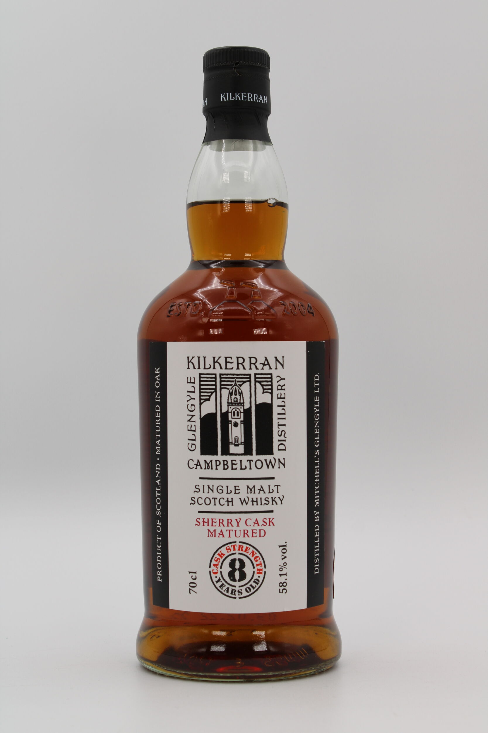 Kilkerran - 8 Years Old - Cask Strength - Sherry Cask 2022 Auction ...