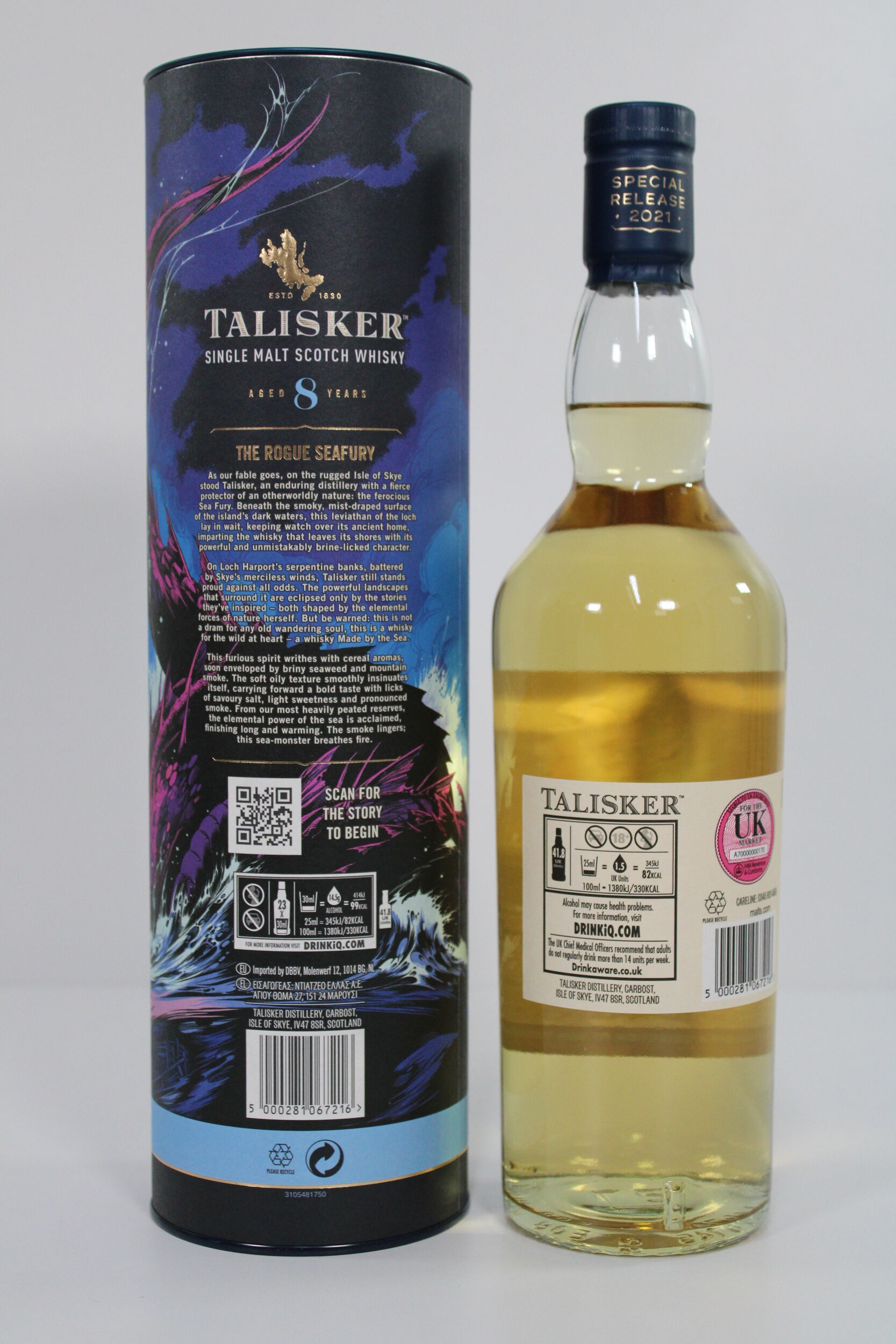 Talisker - 8 Years Old - Cask Strength - 2021 Release Auction ...