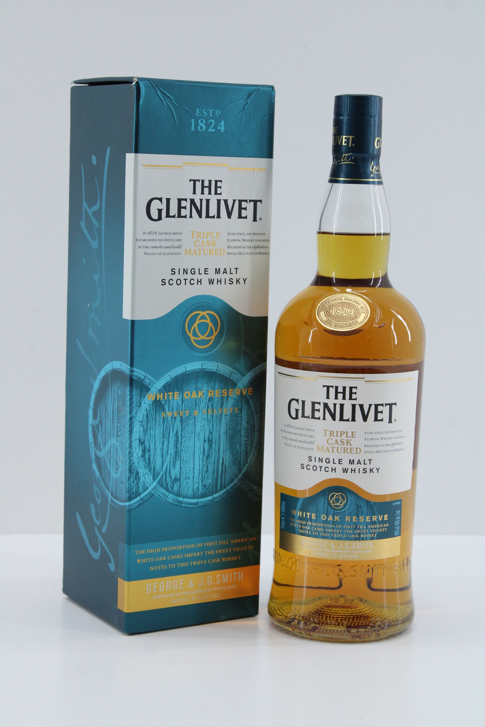 Glenlivet - Triple Cask Matured - White Oak Reserve - 1 Litre Auction ...
