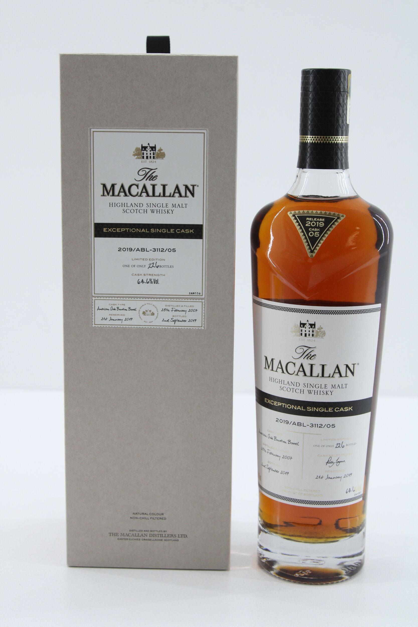 Macallan - 2007 - Exceptional Cask #3112-05 - 2019 Release Auction ...