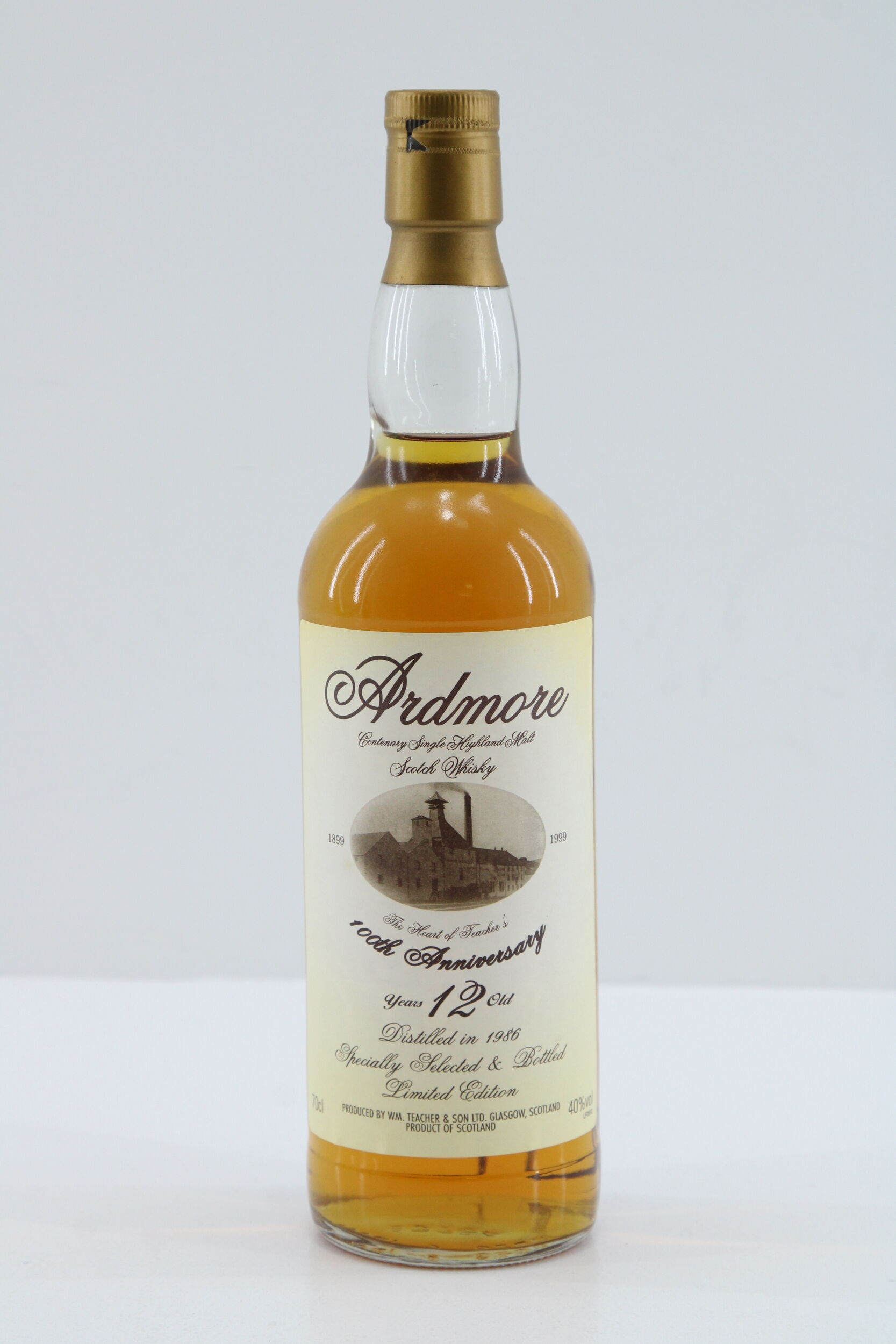Ardmore - 12 Years Old - 1986 100th Anniversary Auction | Highland ...