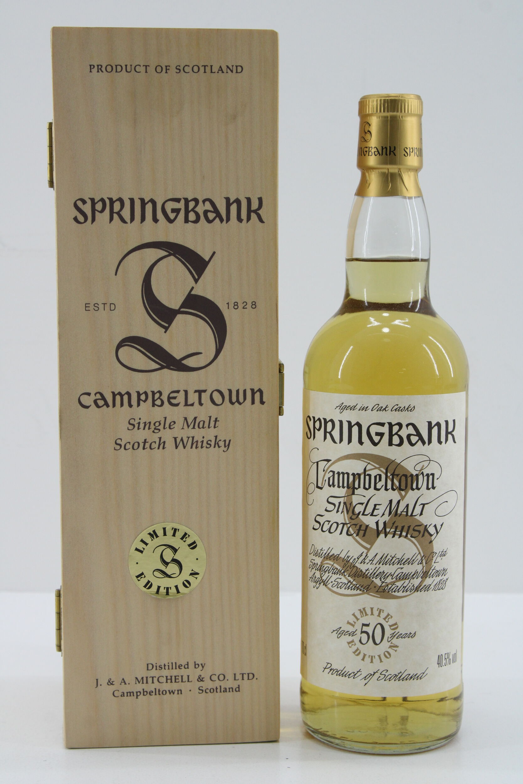 Springbank - 50 Years Old - Millennium - Limited Edition Auction ...