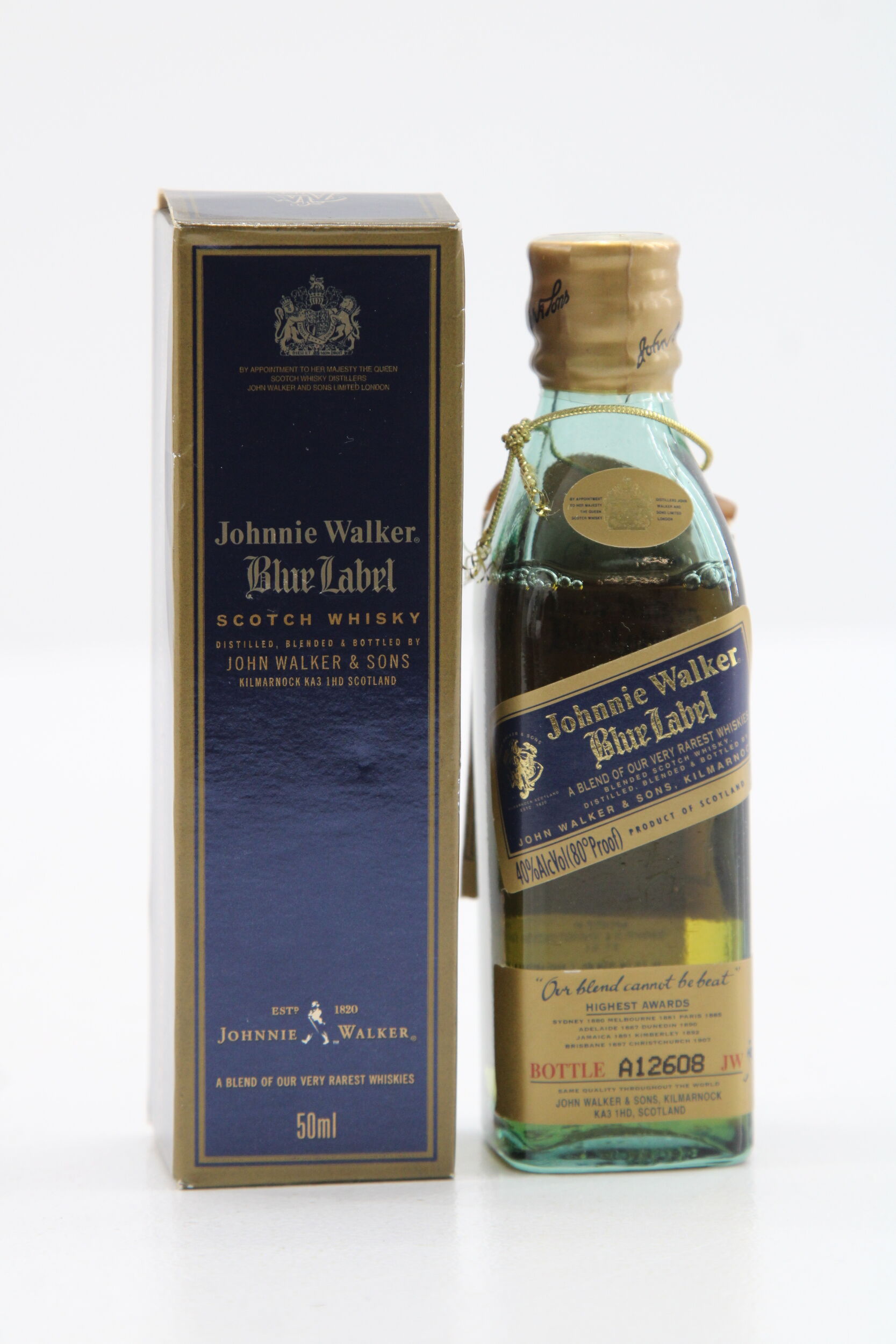 Johnnie Walker - Blue Label - Miniature Auction | Highland Whisky Auctions