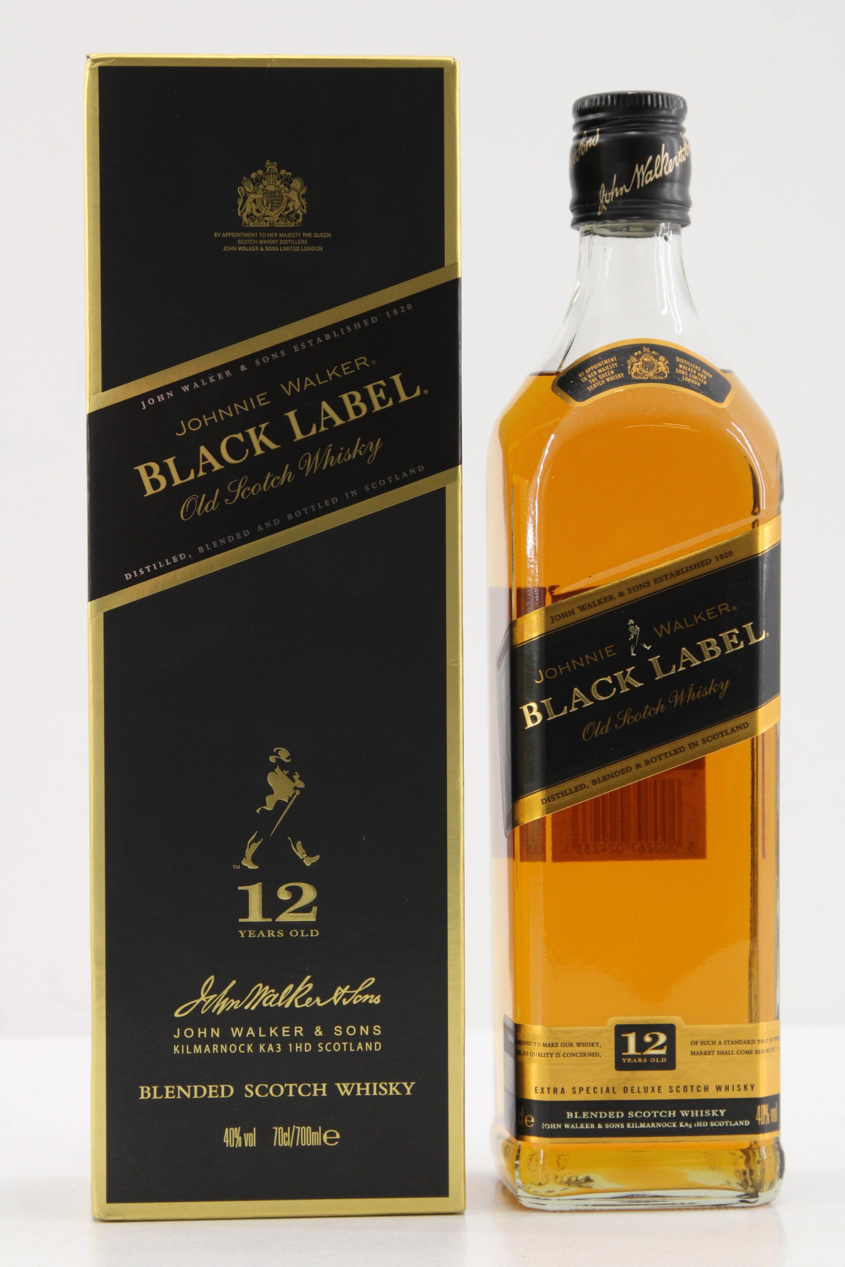 Johnnie Walker - 12 Years Old - Black Label Auction | Highland Whisky Auctions