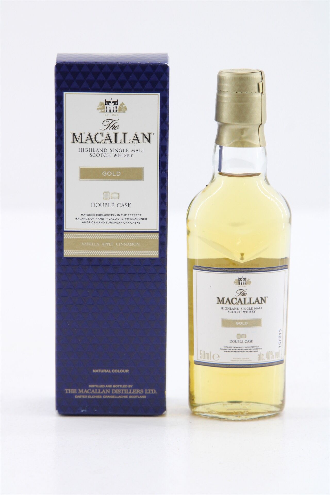 Macallan - Gold - Double Cask - Miniature Auction | Highland Whisky ...