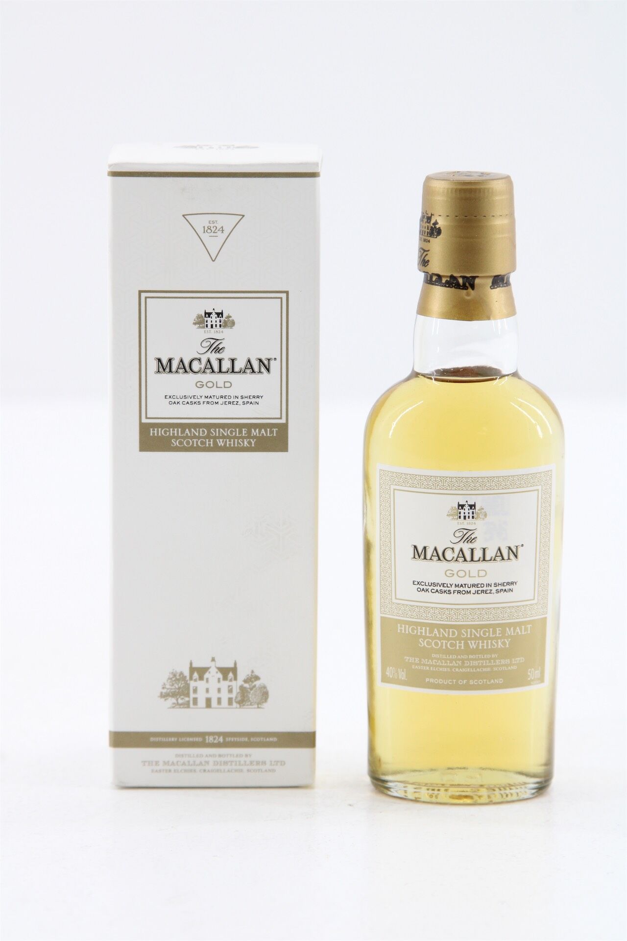 Macallan - Gold - Miniature Auction | Highland Whisky Auctions