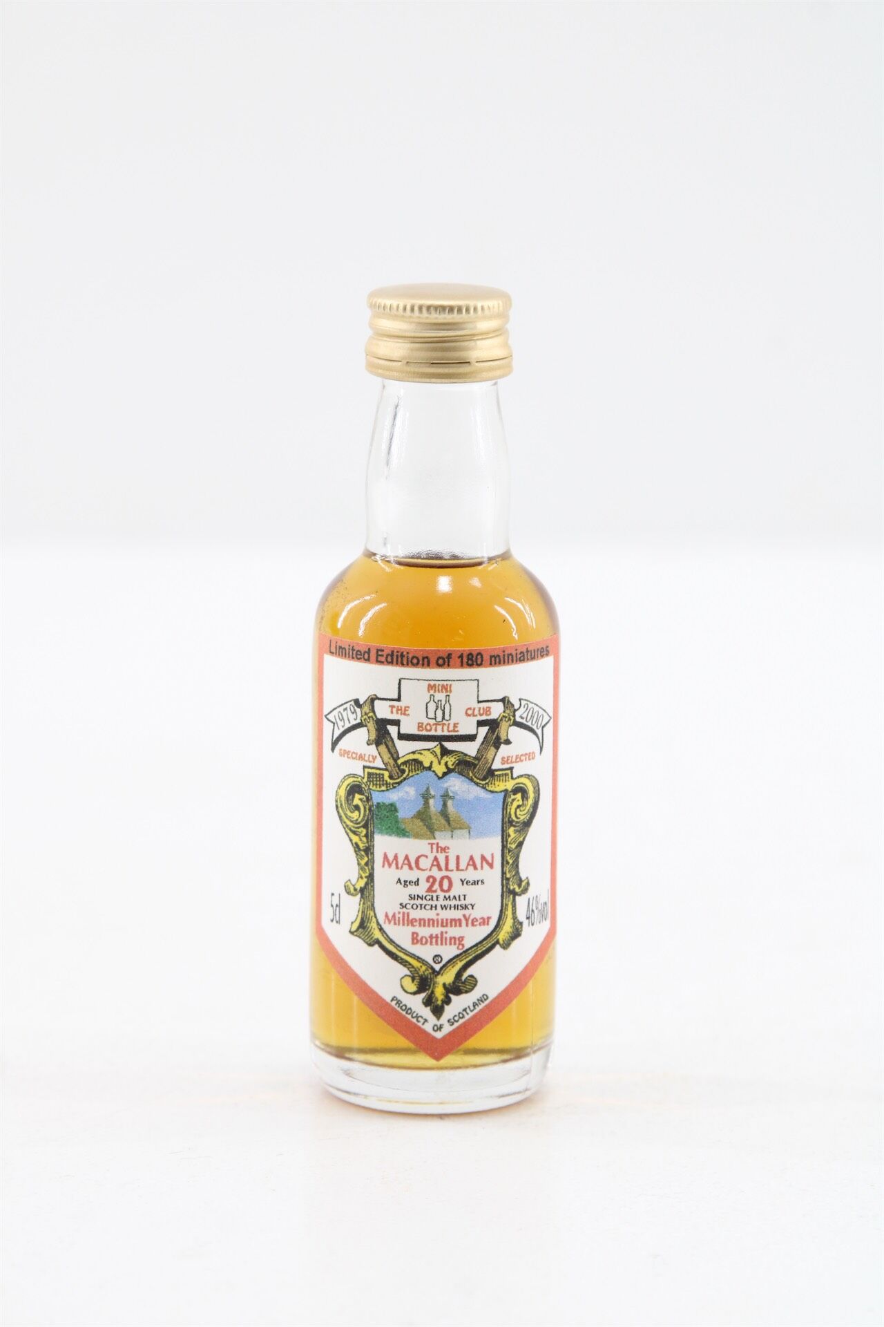 Macallan - 20 Years Old - Millennium Year Bottling - Mini Bottle Club ...