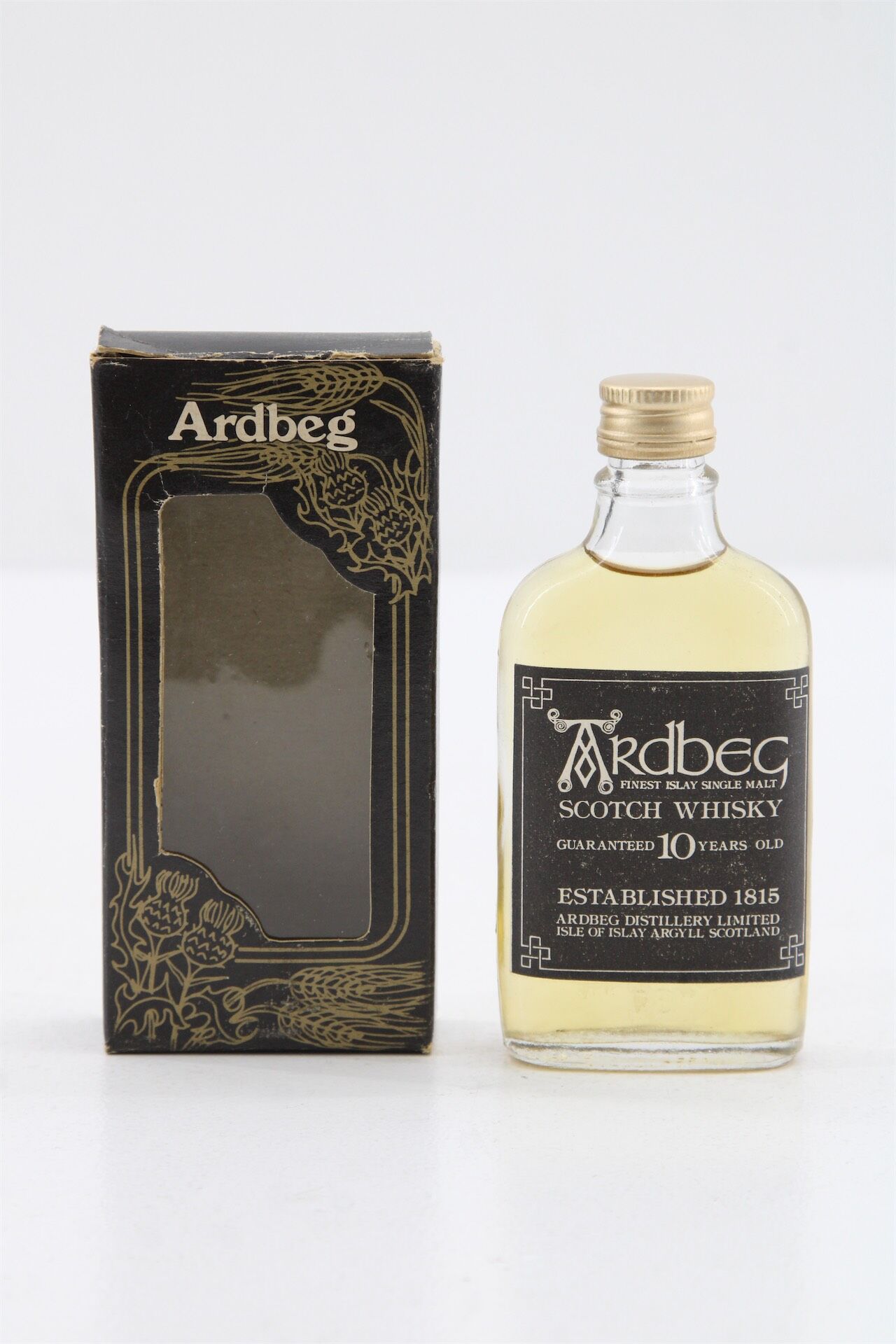 Ardbeg - 10 Years Old - 1970's Miniature Auction | Highland Whisky Auctions