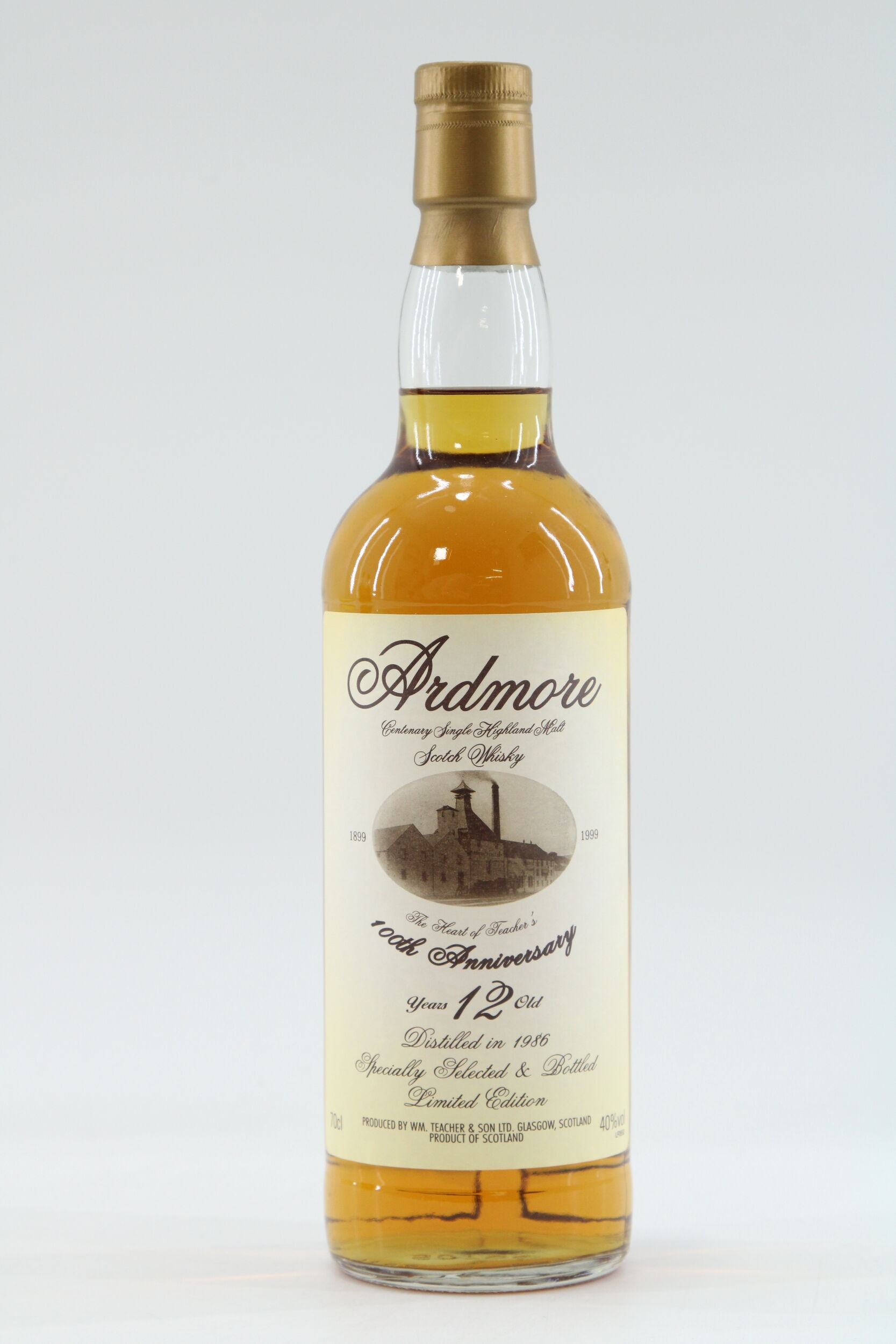 Ardmore - 12 Years Old - 1986 100th Anniversary Auction | Highland ...